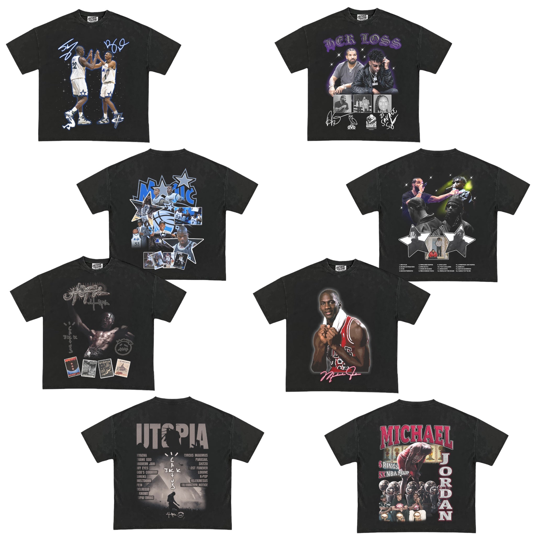 Front/Back Vintage Shirts – The Retro Collection